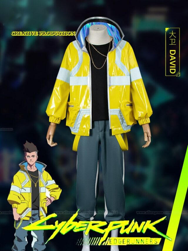 Cosplay Cyberpunk Edgerunners David Martinez Cosplay e Jaqueta